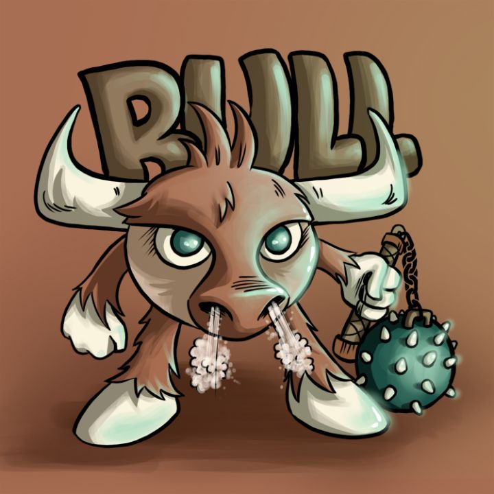 Bull Ball - donlodmi - Digital Art, Fantasy & Mythology, Magical ...