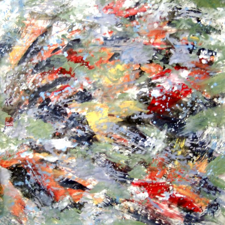 Spanish Colors Abstraction - Art of ChunYi Long - Paintings & Prints ...