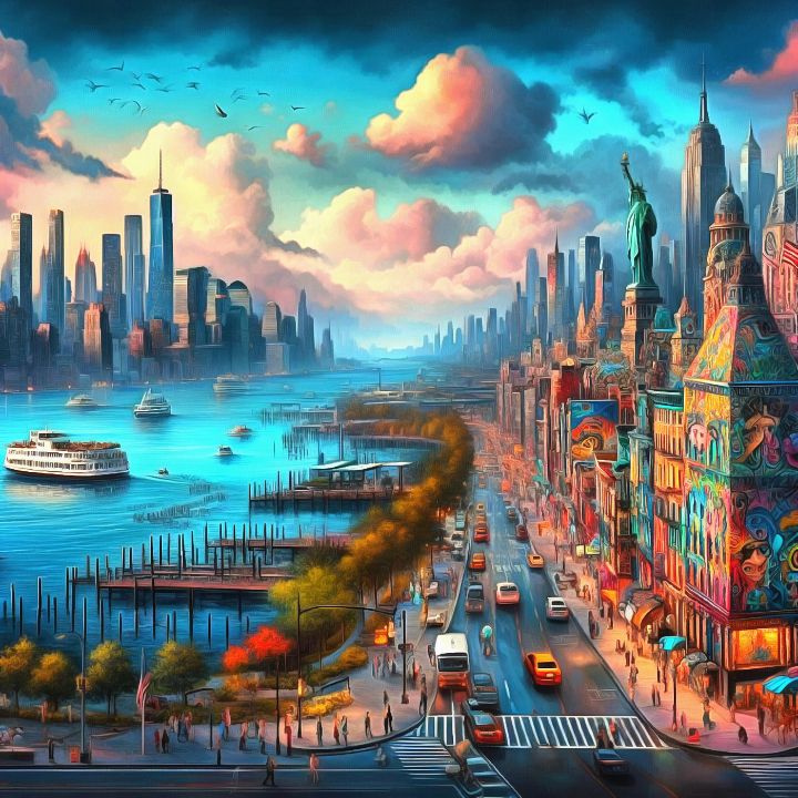 Surrealism Drawings Cityscapes Surreal City Artworks & Paintings For