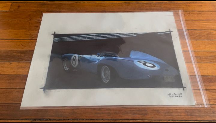 1955 Ferrari 750 Monza S/S - Steve Edmond - Drawings & Illustration ...