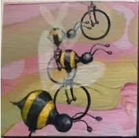 Beecycles 1, 2019 (Matt Lively) - Canvas Collectionary - Paintings ...