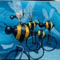 Beecycles 13, 2019 (Matt Lively) - Canvas Collectionary - Paintings ...