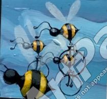 Beecycles 15, 2019 (Matt Lively) - Canvas Collectionary - Paintings ...