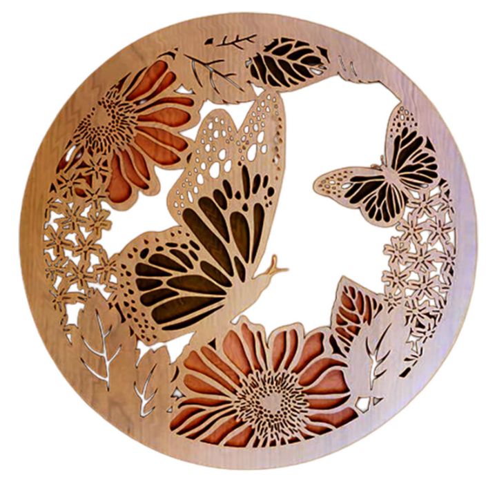 A laser cut wooden piece of nature - mostafa - Crafts & Other Art ...
