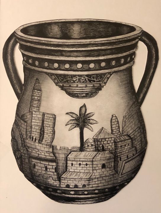 Washing Cup - Michael Kelsch - Drawings & Illustration, Religion ...