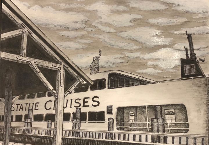 Statue Cruises - Michael Kelsch - Drawings & Illustration, Vehicles ...