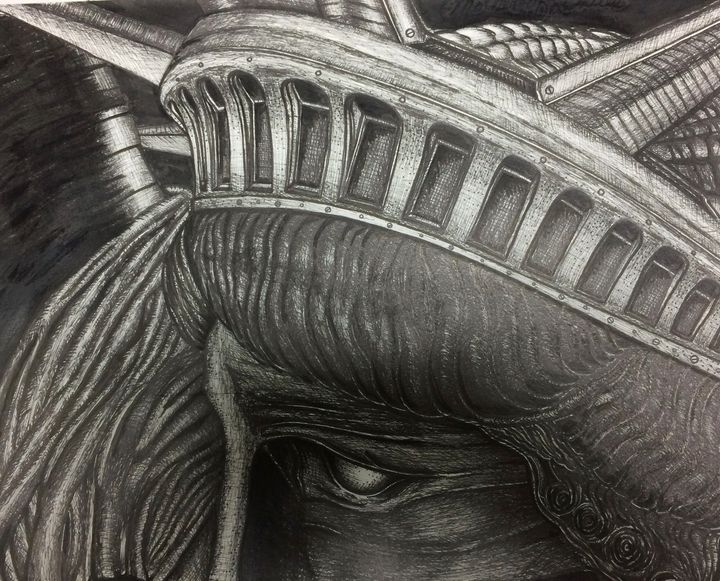 Lady’s Close Up - Michael Kelsch - Drawings & Illustration, Buildings ...
