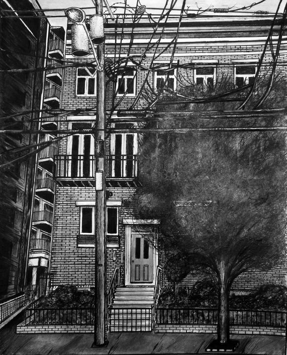 Monroe street, Hoboken NJ - Michael Kelsch - Drawings & Illustration ...