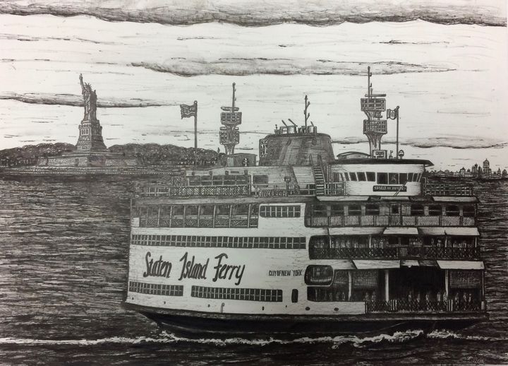 SI FERRY Spirit of America - Michael Kelsch - Drawings & Illustration ...