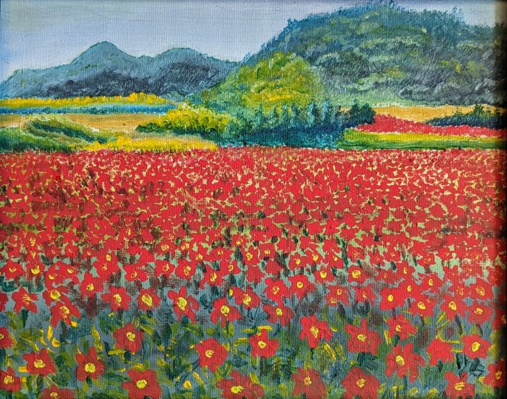 Texas Field - Peter Albert - Paintings & Prints, Flowers, Plants, & Trees, Flowers, Other ...
