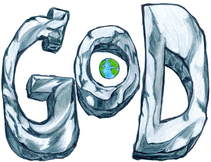 God is Bigger Than the World - Kesha LaRoche - Drawings & Illustration ...