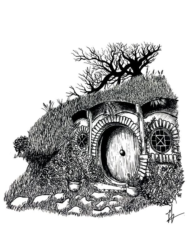Autumn in the Shire - That Mess In My Brain - Drawings & Illustration ...