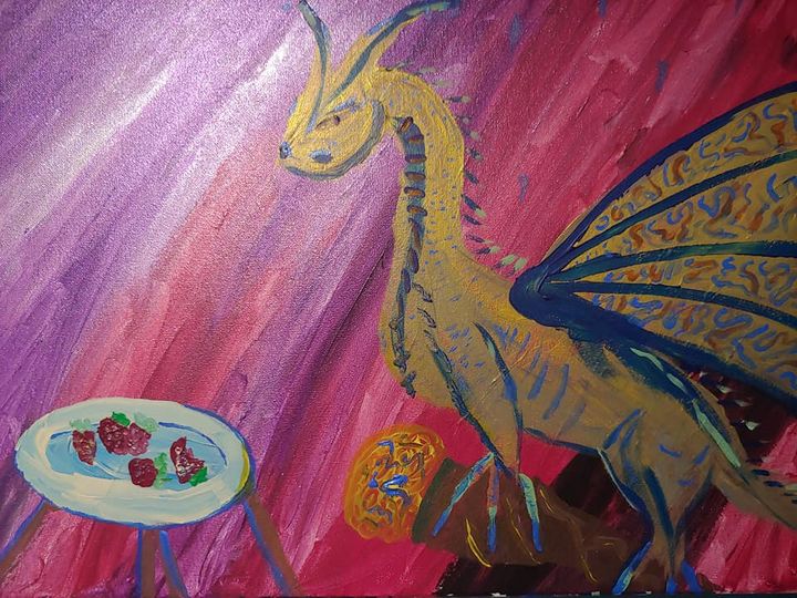 Brandy The Fairy Dragon - Keith Aumiller - Paintings & Prints, Fantasy ...