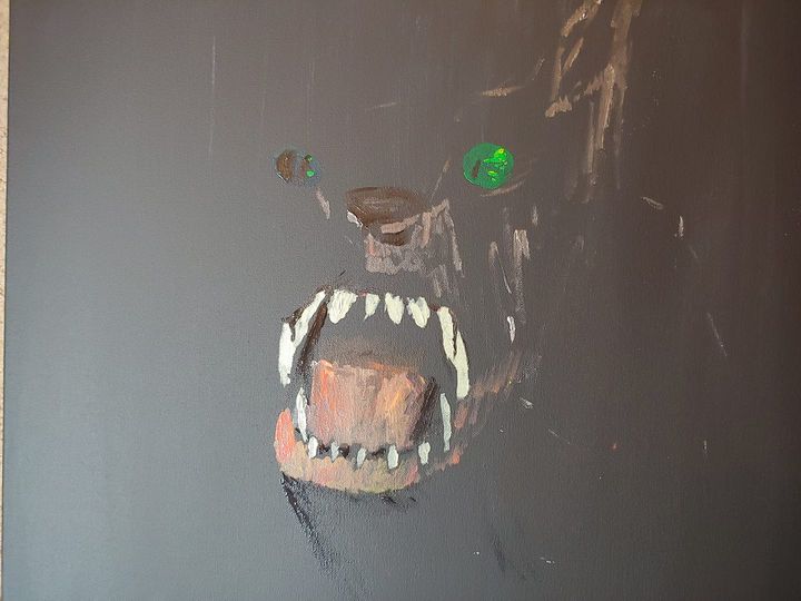 Gmork the wolf from Never Ending Sto - Keith Aumiller - Paintings ...