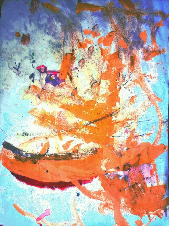 The Tears of Happy Demon - Real Giant - Paintings & Prints, Abstract ...