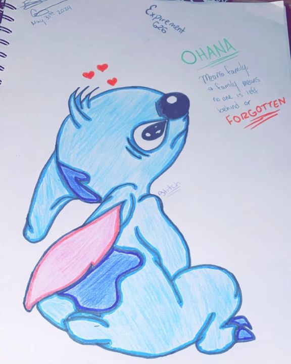Experiment 626 (Stitch) - B’s Art Galore - Paintings & Prints ...