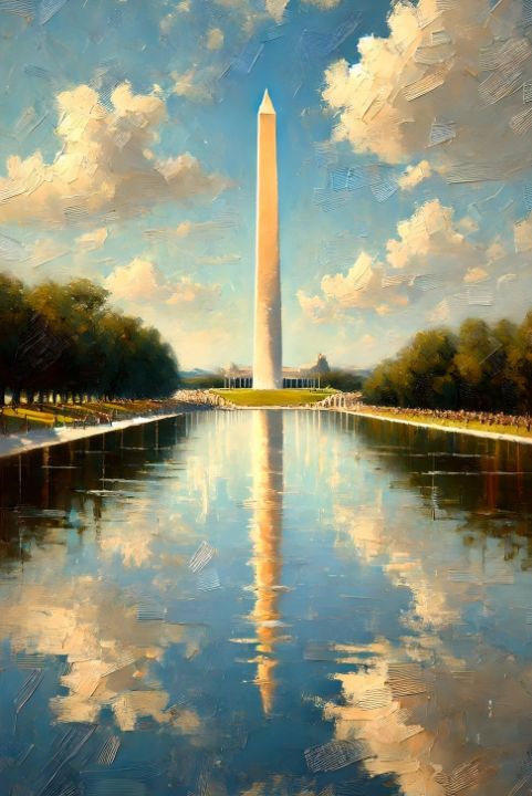 The Washington Monument - Art By Michael - LGBTQ Art - Paintings ...