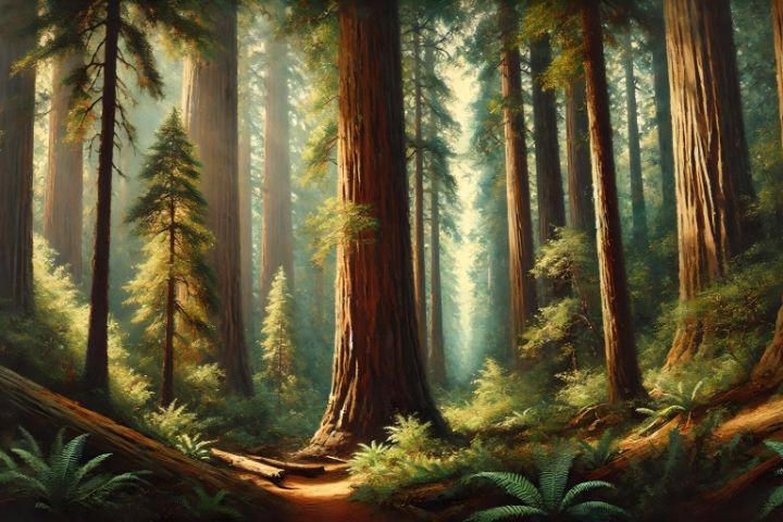 Redwood Forest - Sequoia California - Art By Michael - Michael ...