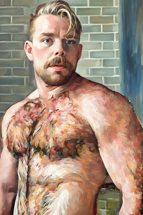 Blonde & Butch - Art By Michael - LGBTQ Art - Paintings & Prints ...