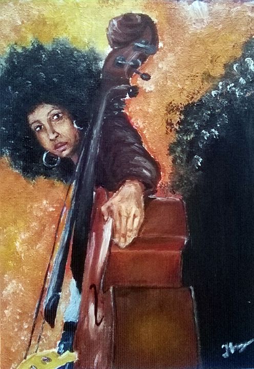 Jazz Lady - Magic Art - Paintings & Prints, People & Figures, Female ...