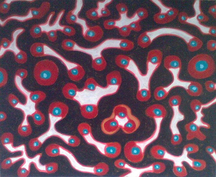 Fortune telling - mario - Paintings & Prints, Abstract, Figurative - ArtPal