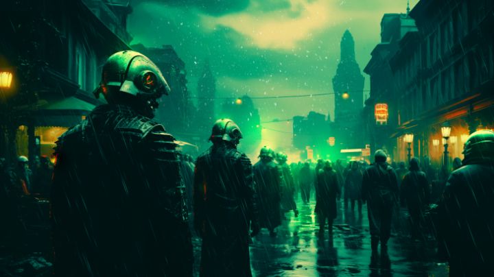 Robots in the Matrix world - RACHITEC - Digital Art & AI, Fantasy ...