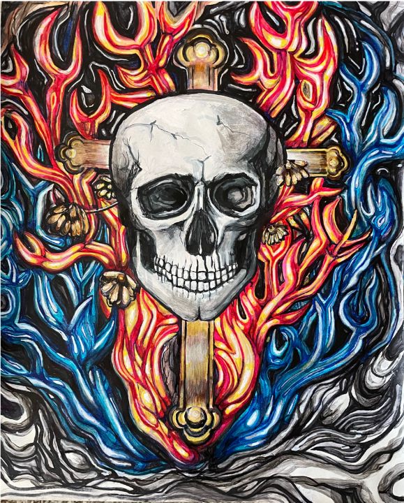 Life and Death - J Mathews - Paintings & Prints, Fantasy & Mythology ...