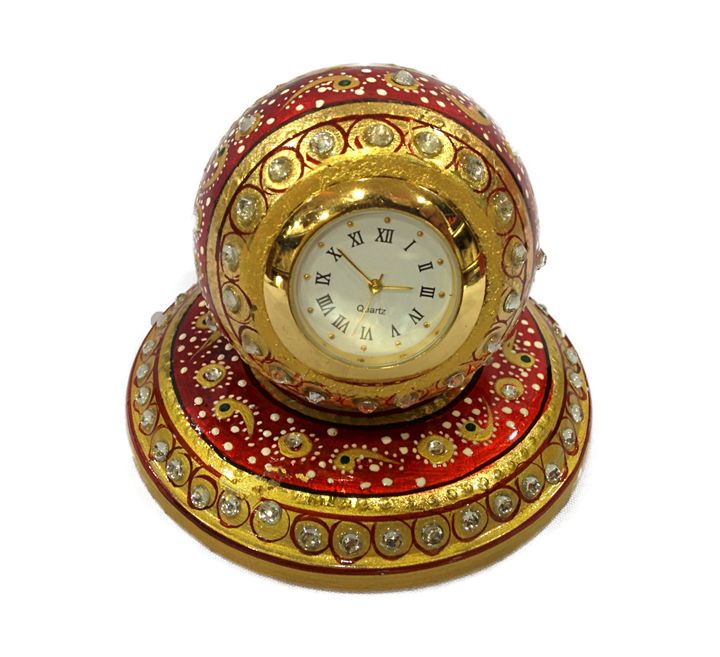 Paper Weight Round Table Watch - Sparsh - A Touch of Art - Crafts ...