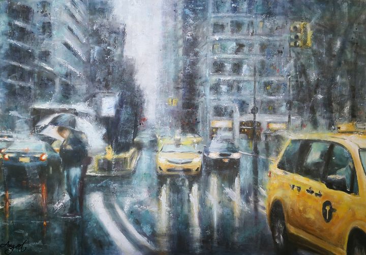 Urban Symphony - Angelique Art - Paintings & Prints, Landscapes ...