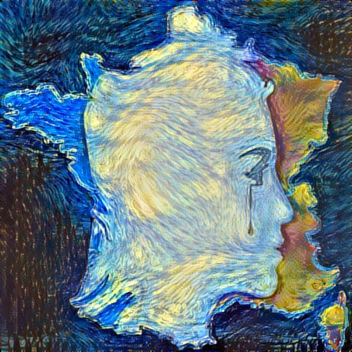 France crying - WB Art - Digital Art & AI, Politics & Patriotism, Other ...