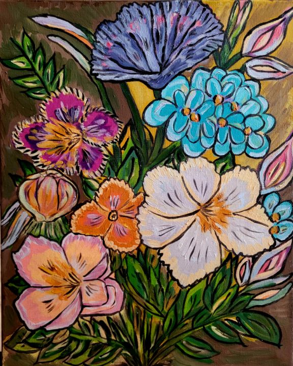 Favorite bouquet - MARGO - Paintings & Prints, Flowers, Plants, & Trees ...
