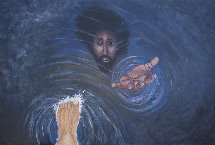 Peter reaching out - LaToya's creative art - Paintings & Prints ...