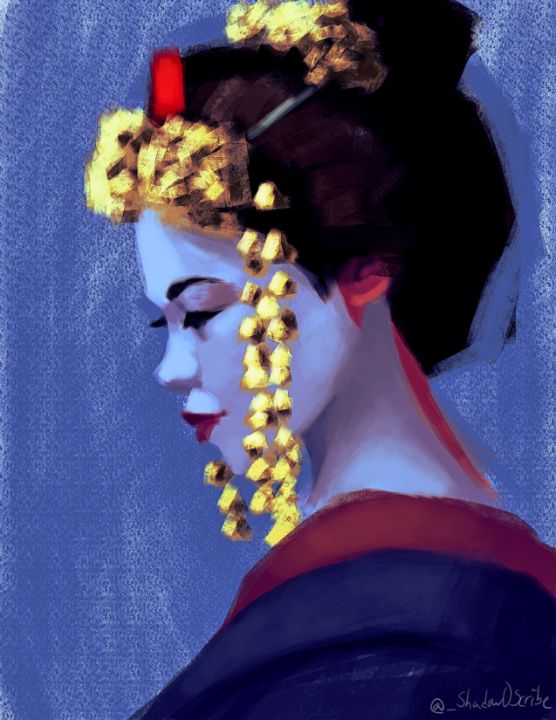 Geisha - Timeless Expressions - Digital Art & AI, Ethnic, Cultural ...