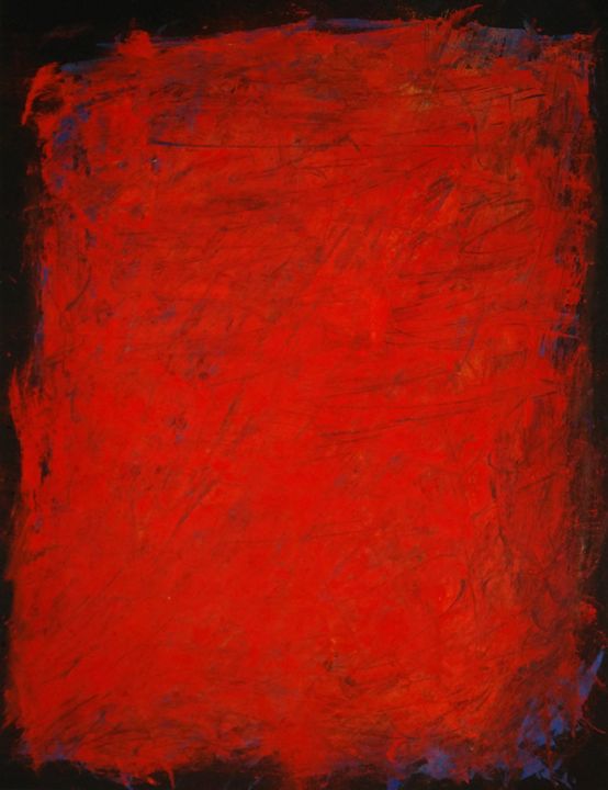 Red monolith - GRUBERT - Paintings & Prints, Abstract, Other Abstract ...