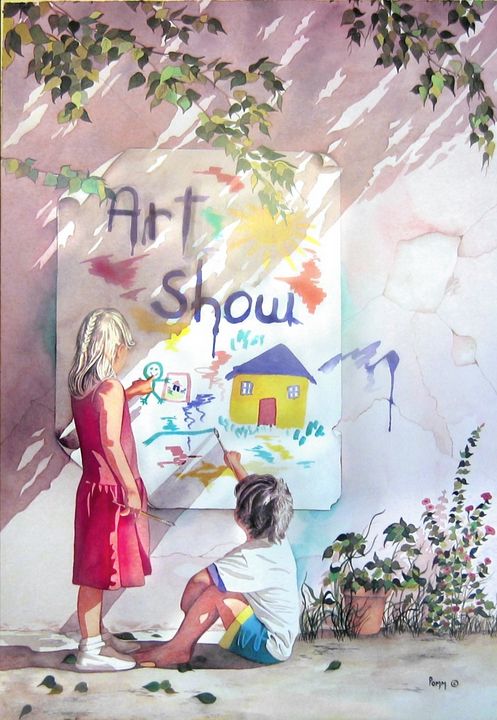 Art Show - Pomm Fine Art - Paintings & Prints, Buildings & Architecture ...