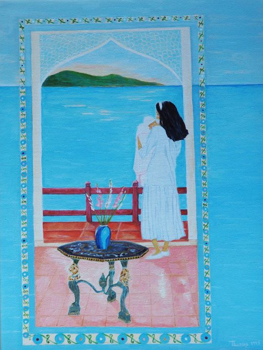 Locus Coeruleus - Thomas Mampalam - Paintings & Prints, Landscapes ...
