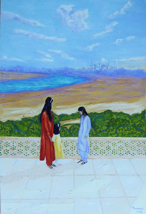 Agra Fort - Thomas Mampalam - Paintings & Prints, People & Figures ...