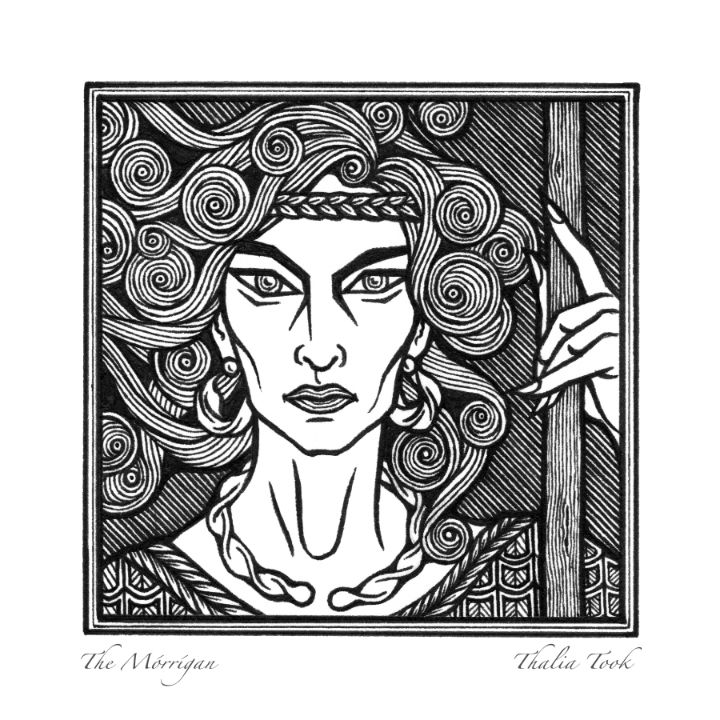 The Mórrígan - Thalia Took - Paintings & Prints, Religion, Philosophy ...