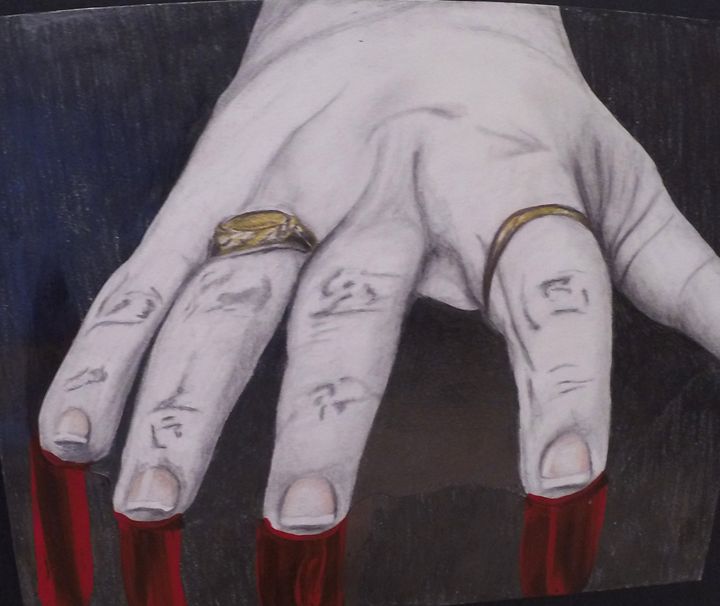 Gold Blooded, Mixed Media Pencil, Co - KnottsArt - Drawings ...