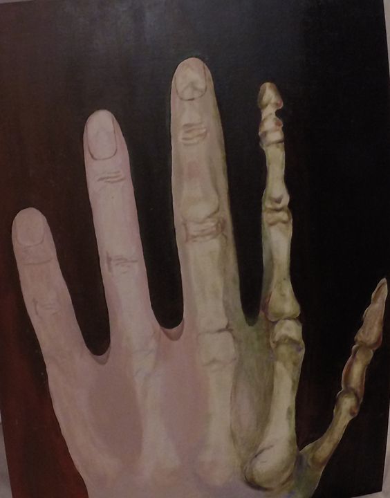 Hand of Life, Acrylic Painting - KnottsArt - Paintings & Prints ...