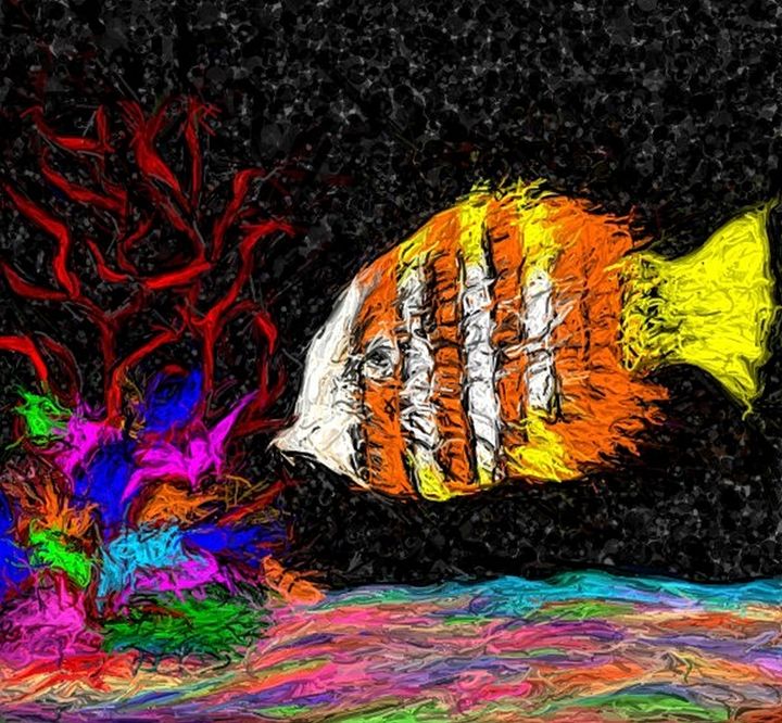 One Fish Of Many - Becky Kurth - Digital Art & AI, Animals, Birds ...