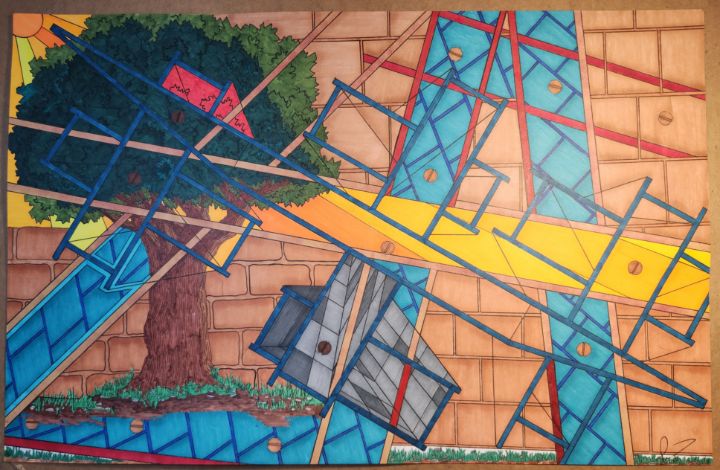 Just a tree - Imagination - Drawings & Illustration, Abstract ...