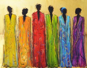 Ubuntu - September McGee - Paintings & Prints, People & Figures, Love ...