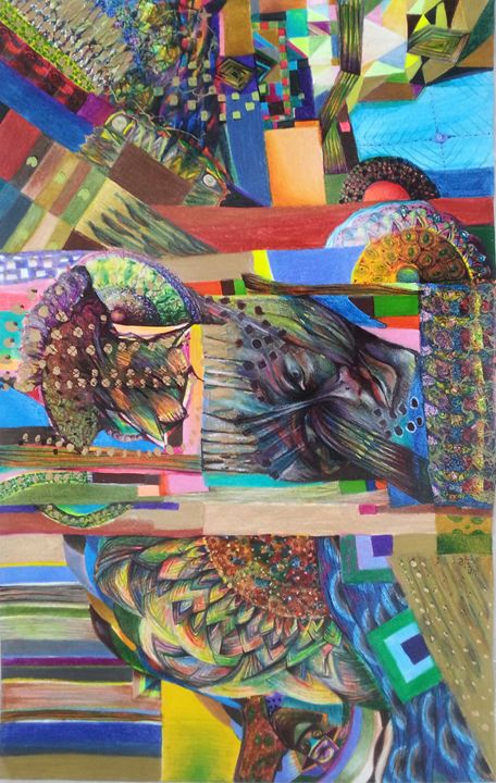 NIGHT ILLUSION - SIMONA DANCILA - Paintings & Prints, Abstract ...