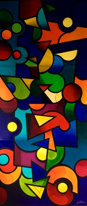 Born - Reborn - Paintings & Prints, Abstract, Geometric - ArtPal