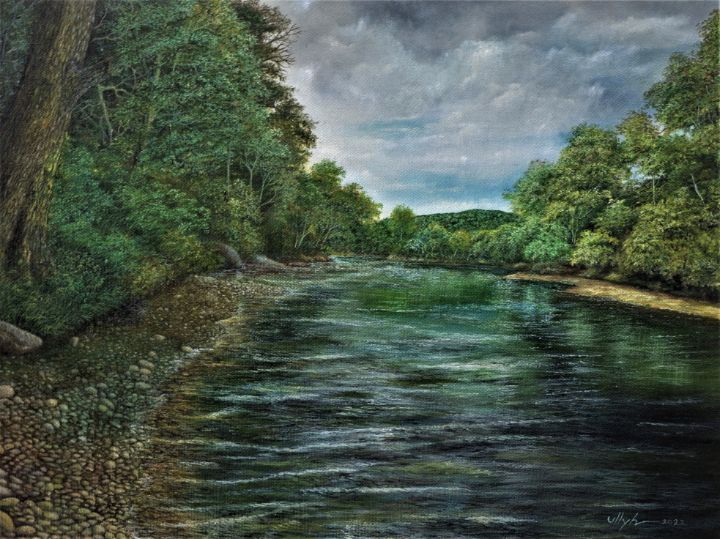 Tropical River - Pipier Fine Arts - Paintings & Prints, Landscapes ...