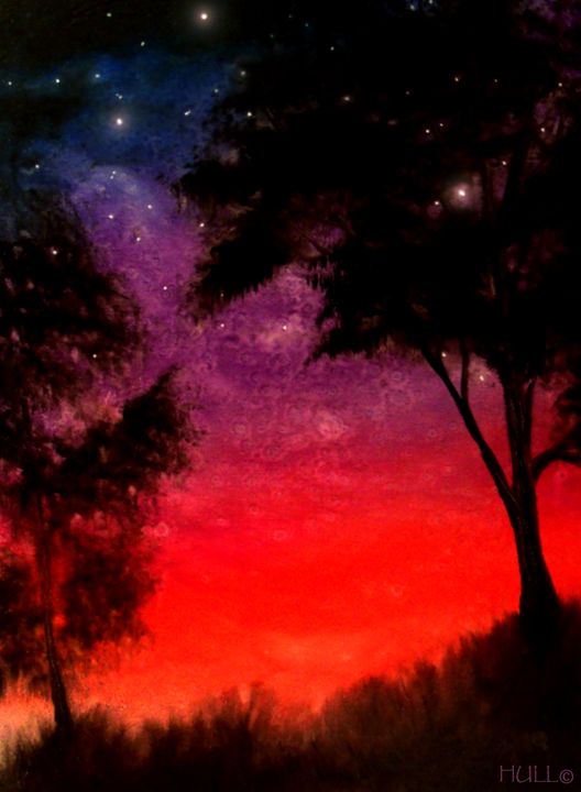 Set - Joe Hull - Paintings & Prints, Landscapes & Nature, Fields ...