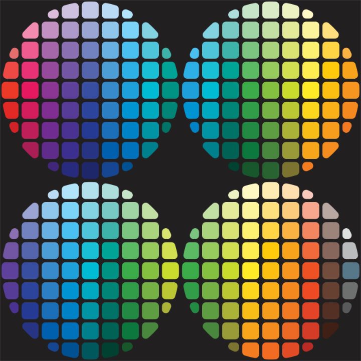 Chromatic Communication - Joaquin Rodriguez Rodriguez - Paintings & Prints, Abstract, Geometric ...