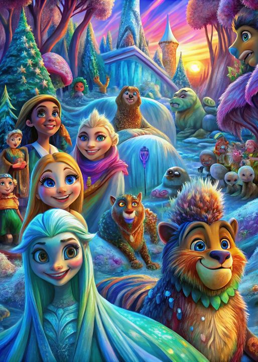 "Magic in Motion: Animated Adventure - BeautyArt - Digital Art & AI ...