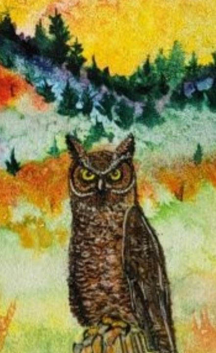 "Great Horned Owl Alone" Prints $.01 - All New "Gilby's Foundation for ...